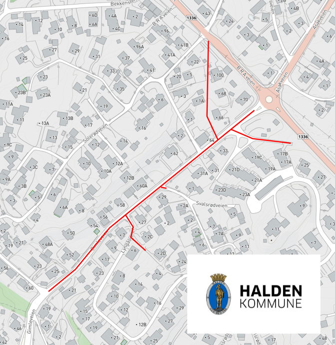 Vi har åpnet Gimleveien - Halden kommune